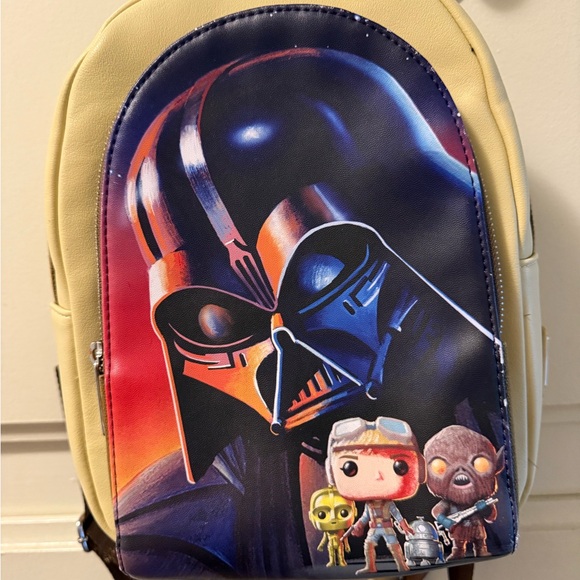 Loungefly | Accessories | Loungefly Star Wars Kids Backpack Yellow And ...